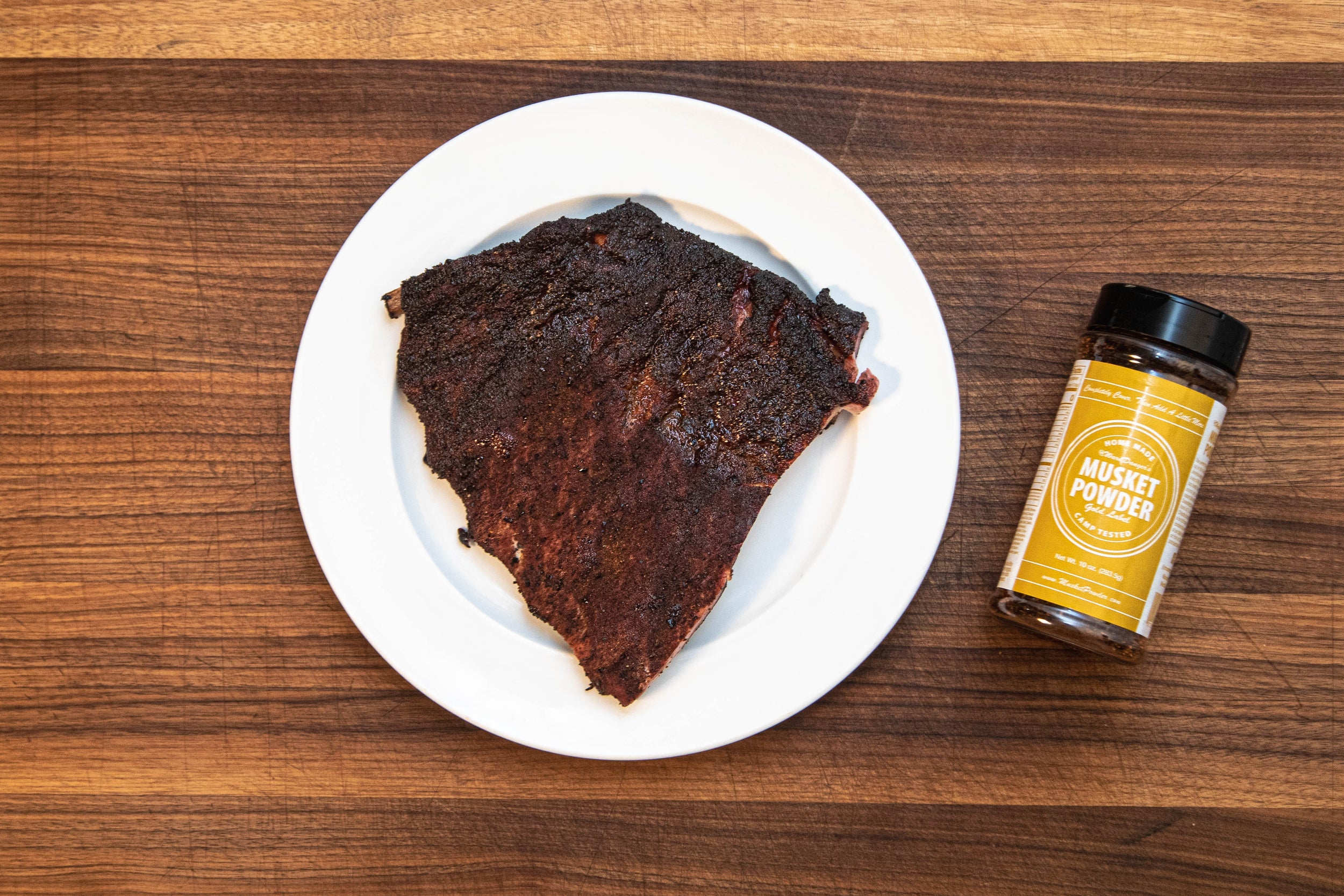 Smoked Pork Ribs with Gold Label Musket Powder - Musket Powder Seasonings