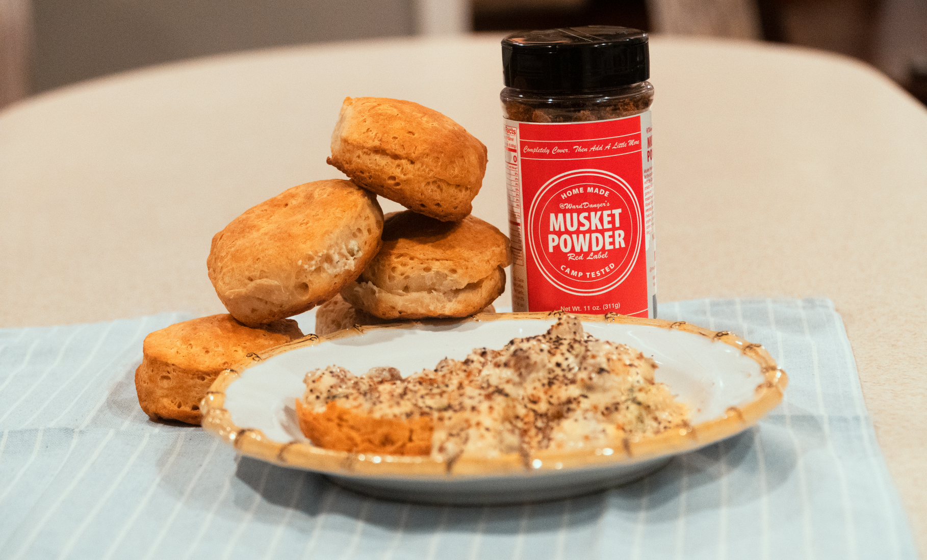 Venison Biscuits and Gravy – Musket Powder Seasonings
