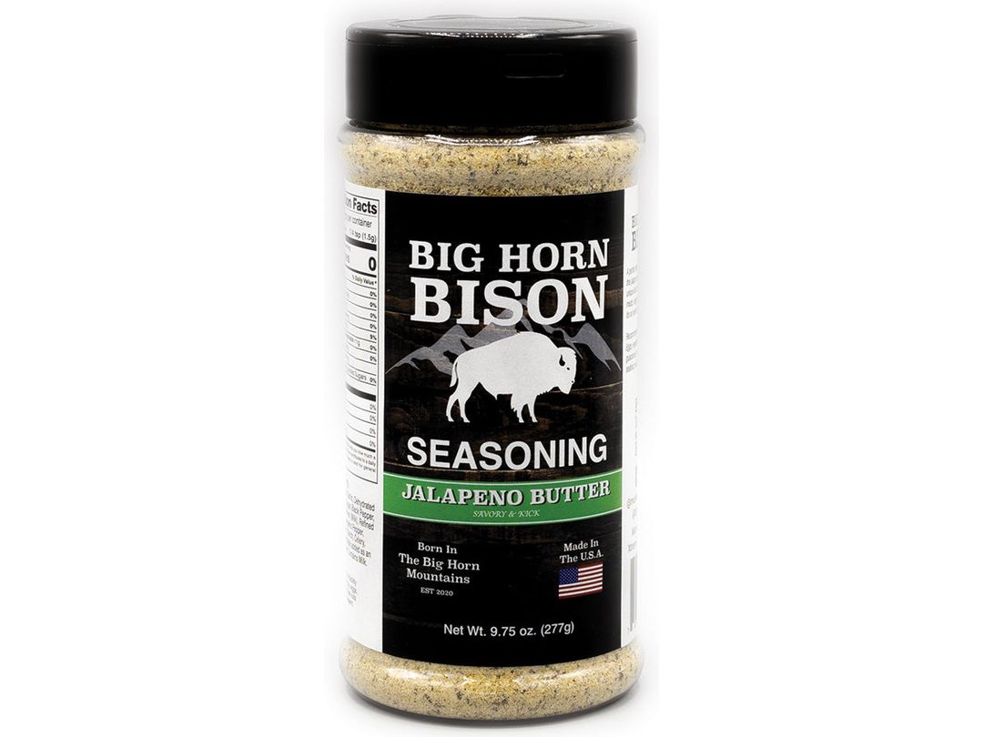 Big Horn Bison Jalapeño Butter Seasoning | Savory & Spicy Flavor Blend ...