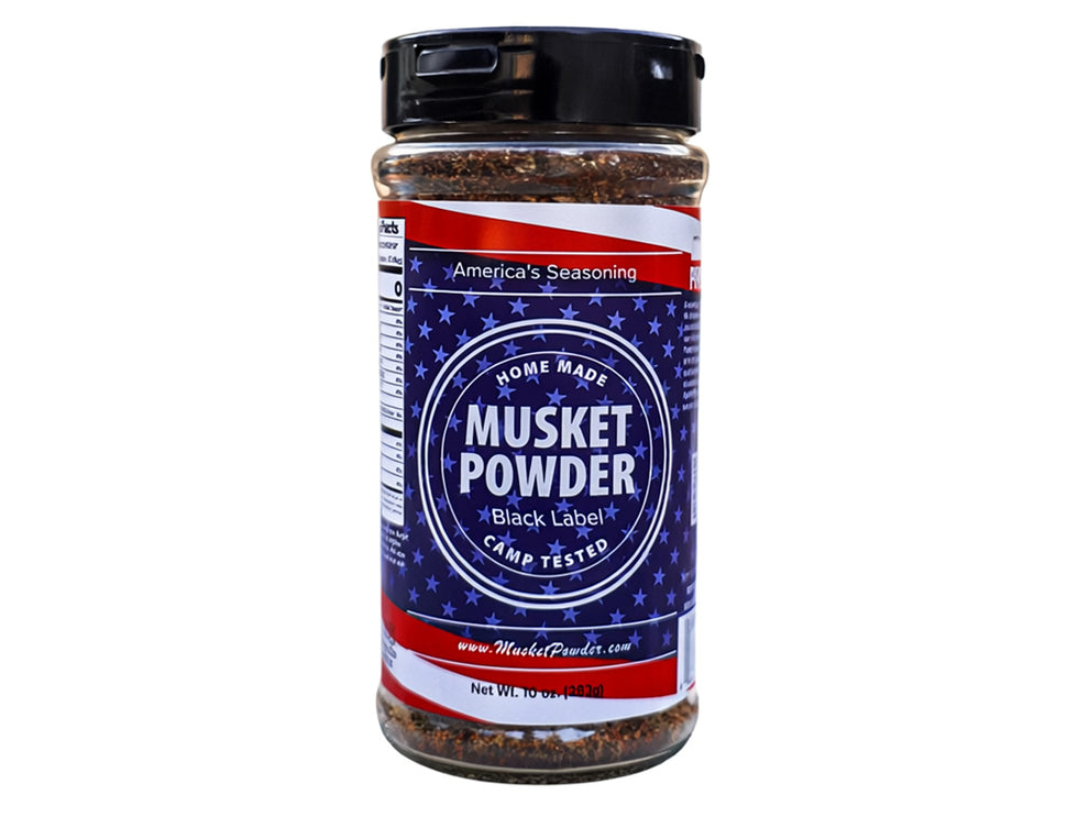 Musket Powder Black Label | America's Seasoning – Musket Powder Seasonings